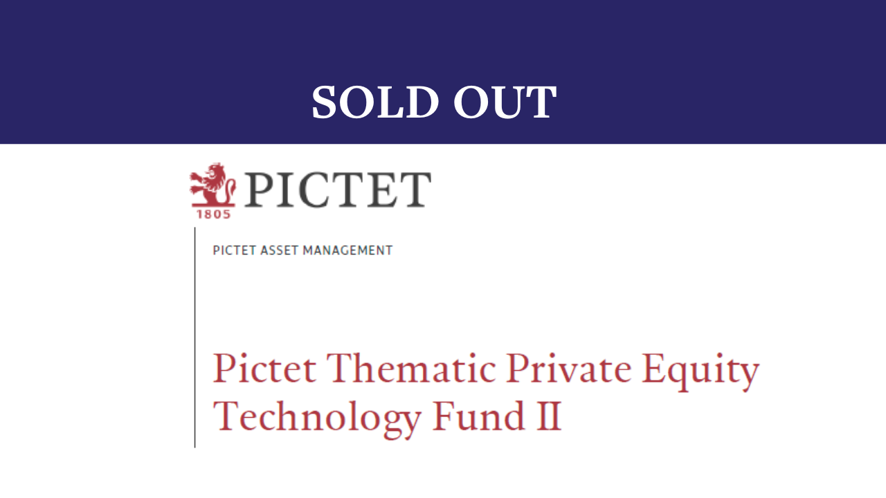 Tracker Certificat - Pictet Thematic Private Equity Technology Fund II