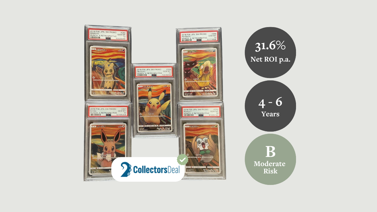 Pokémon Munch The Scream PSA 10 Set